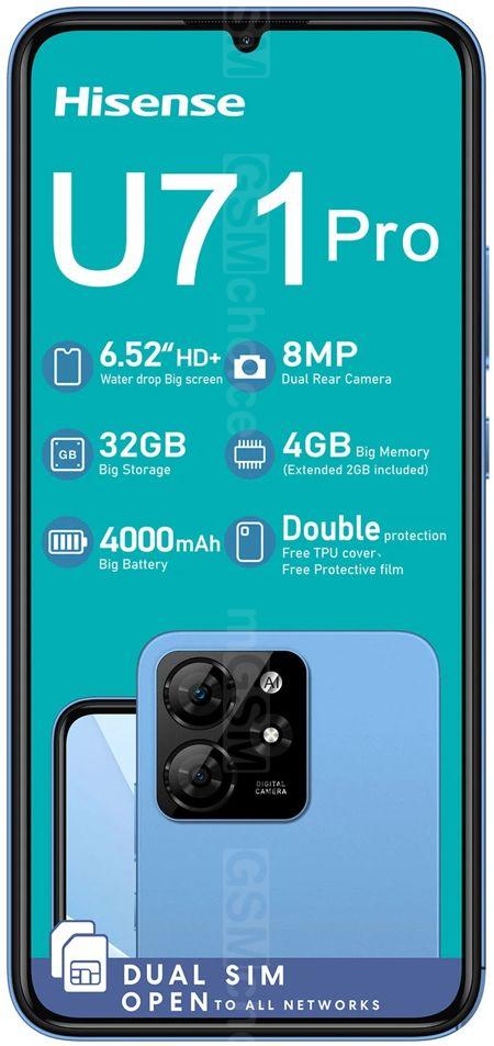 Hisense U71 Pro HLTE120E technical specifications :: GSMchoice.com